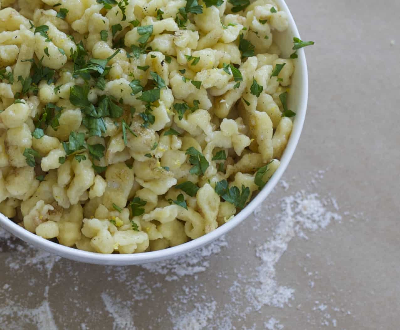German Spaetzle - My Grandma's Recipe - The Domestic Dietitian