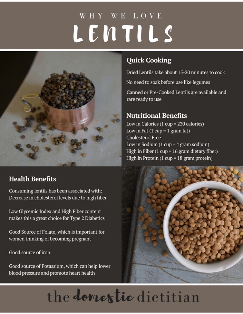 Why We Love Lentils (and you should too) | The Domestic Dietitian